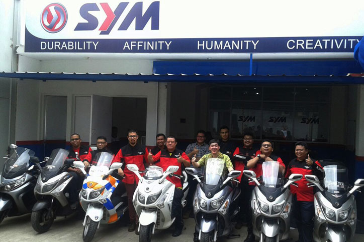 SYM Resmikan Dealer Baru di Bandung