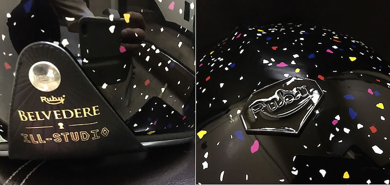 Helm Ruby Belvedere Hasil Sentuhan ILL Studio yang Bikin Terperangah