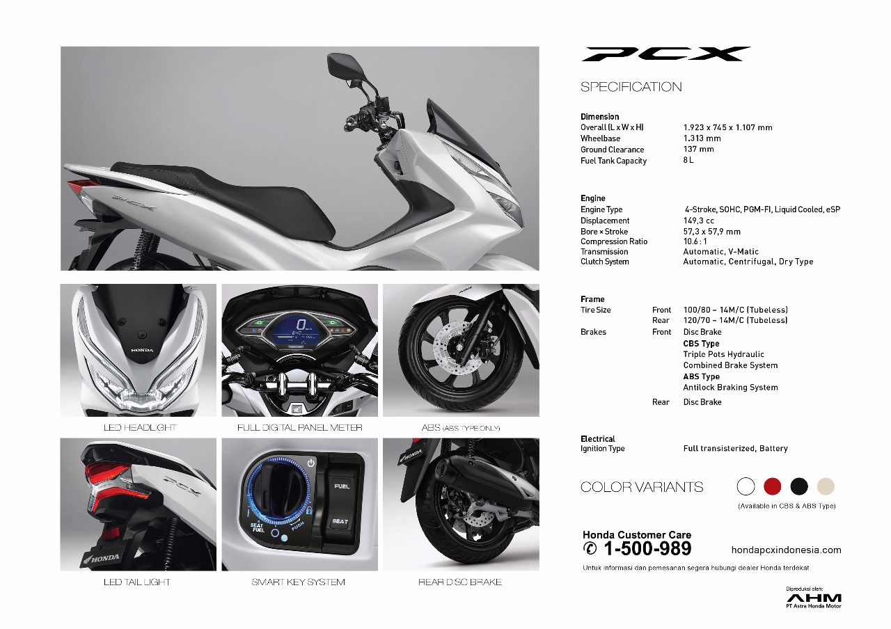 Ini Beda All New PCX Sunter dan Thailand, Salah Satunya Ban Michelin