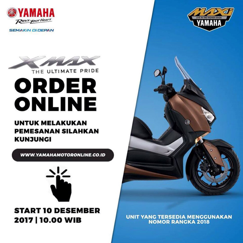 XMax Abu-Abu Paling Laku Dipesan Online, Nomor 2 Warna Kuning