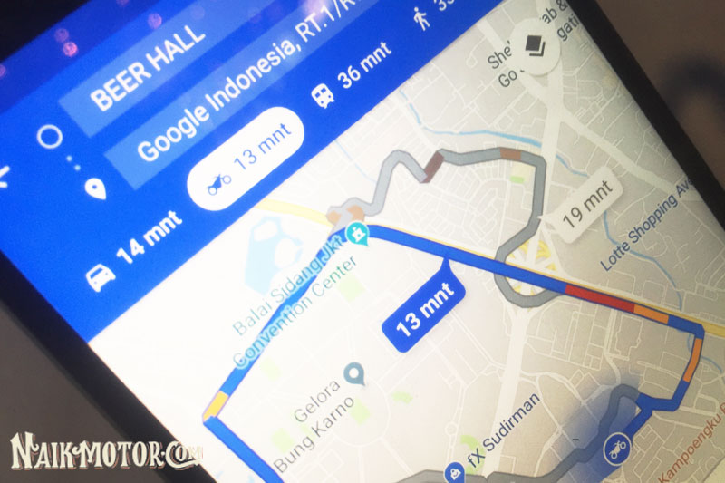 Mantap!! Google Maps Kini Punya Fitur Rute Khusus Motor