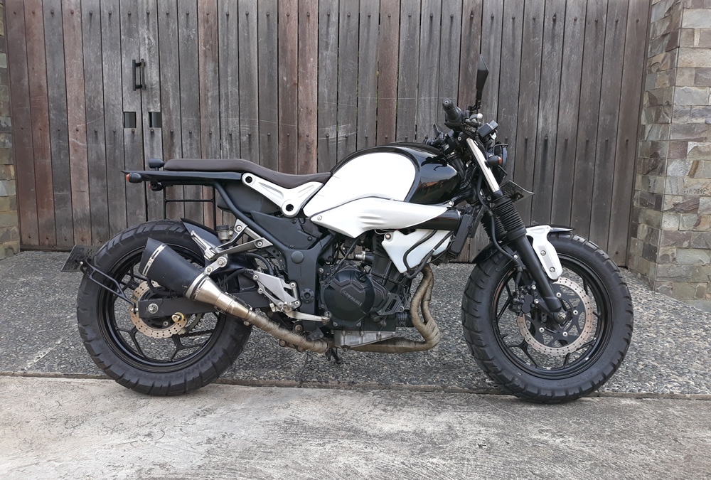 Z250 Custom Karya Insan Motor, Saat Ninja Jepang Kena Hasut Bavarian