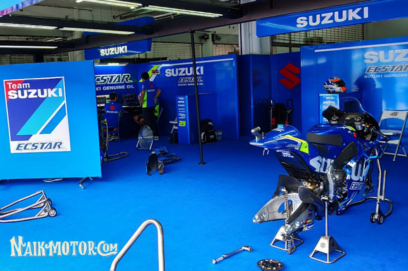 Mengintip Paddock Tim Suzuki Ecstar MotoGP, Belajar Pentingnya Persiapan
