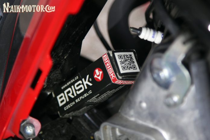 Jajal Performa Busi Brisk di Skutik Harian Suzuki NEX II