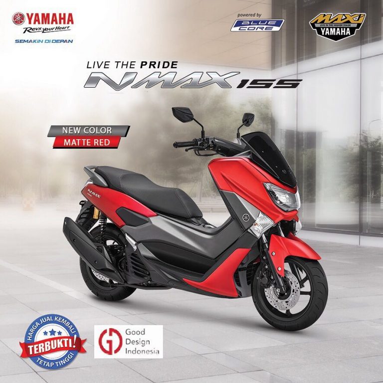 Red Matte Jadi Warna Baru Yamaha NMax, Susul XMax dan Lexi