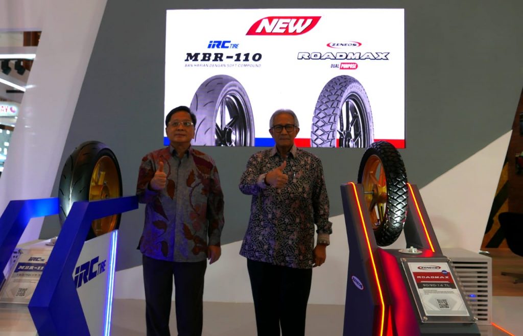 Ban Baru IRC MBR-110 dan Zeneos Roadmax Dirlis di IMOS 2022