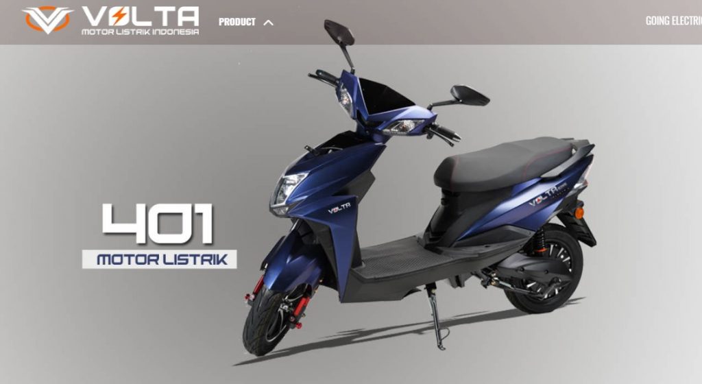 Volta 401 Skuter Listrik Asal Semarang BIsa Menjelajah 110 KM