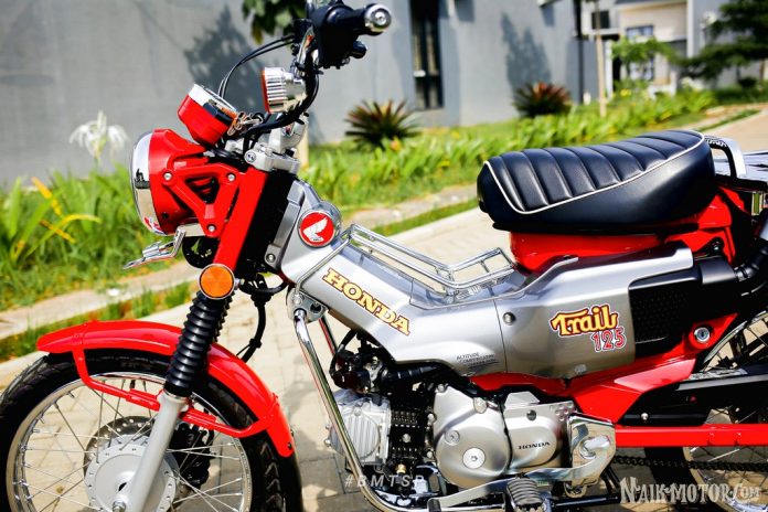 Inspirasi Gaya Jadul Cub Trail CT90 Jadi Tema Modifikasi Honda CT125