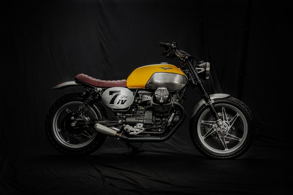 Thumbler, Moto Guzzi V7 IV Stone Custom Karya Gearhead Monkey