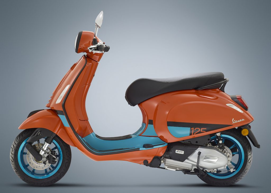 New Vespa Primavera Color Vibe, Getaran Dua Warna