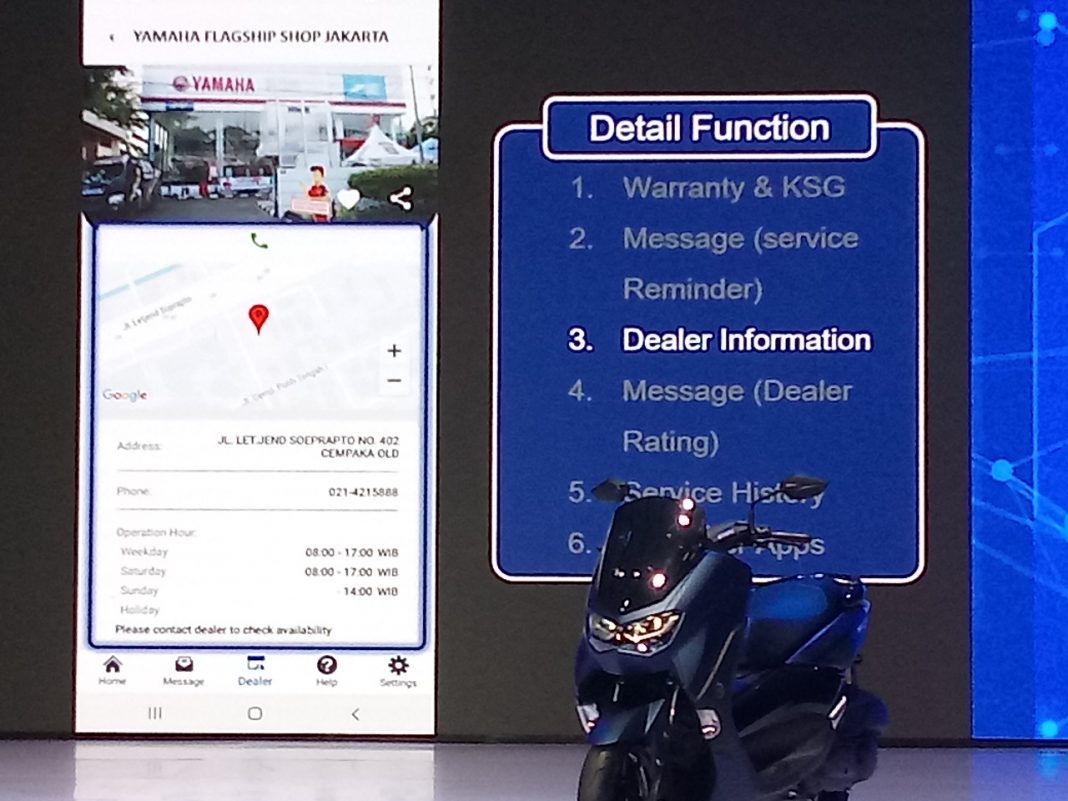 Yamaha NMax Baru Connected dengan Pengendaranya