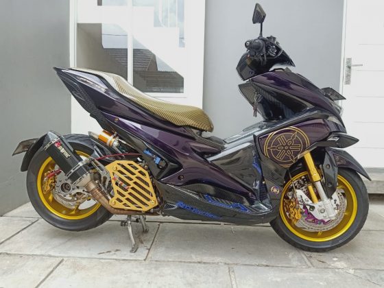 Modifikasi Yamaha Aerox155 Jadi Monoshock yang Ogah Instan