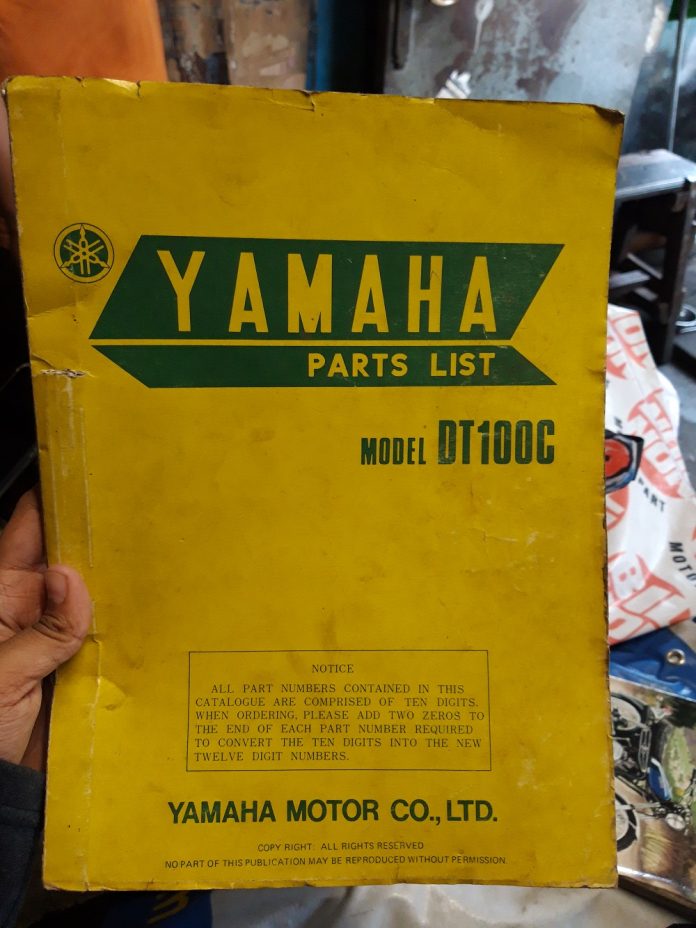 Yamaha DT100A yang Super Langka di Indonesia Dirakit Oleh Gondzeco