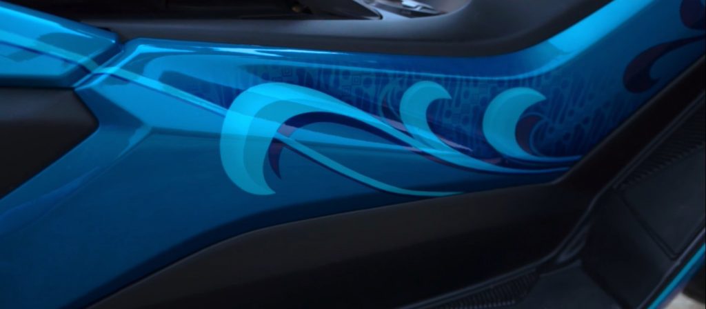 Diton Premium NMAX Superior Light Blue Batik Cat Semprot