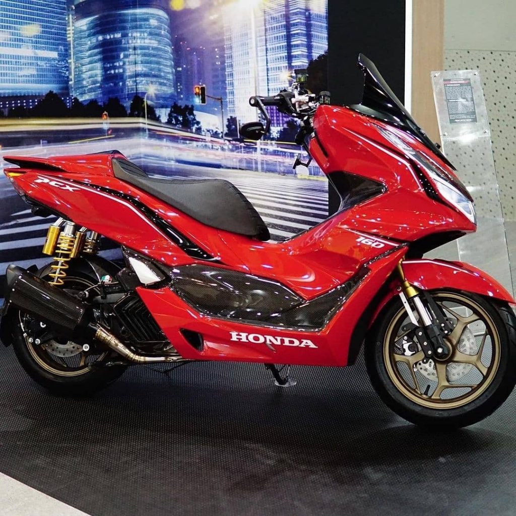 Kustom All New PCX Konsep Advance Sporty Dibangun oleh R Autoworks