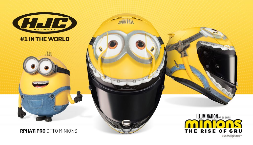 Helm Minion HJC Helmets Rilis, Nyentrik dan Menggemaskan
