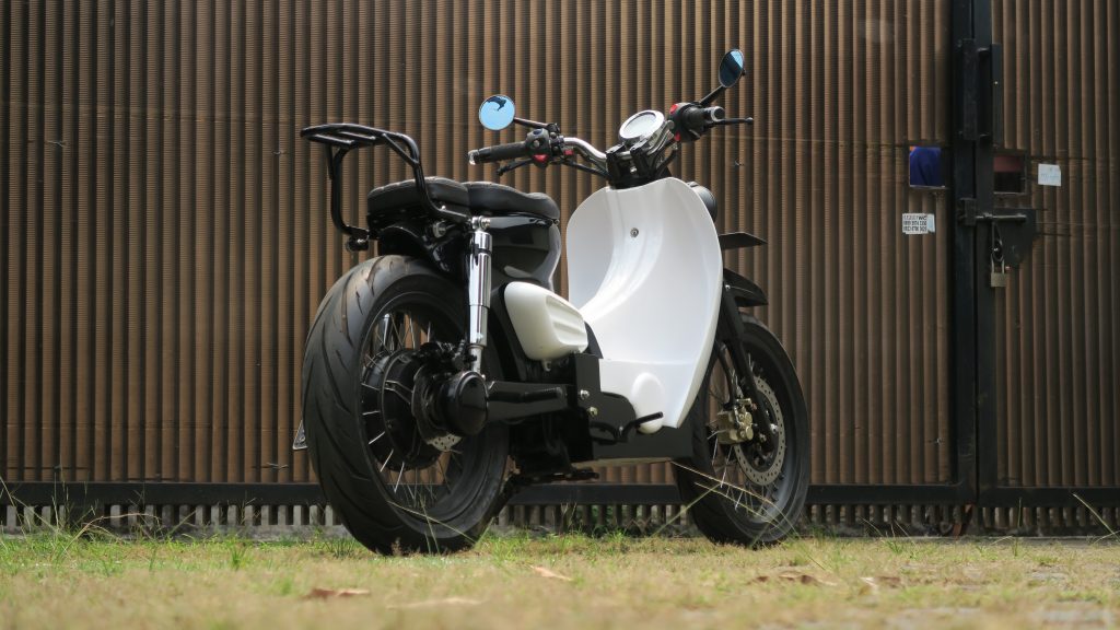Electric Super Cub Buatan Bengkel Insan Motor Bekasi