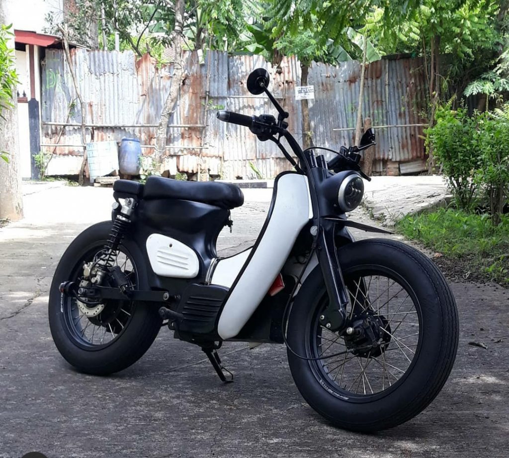 Electric Super Cub Buatan Bengkel Insan Motor Bekasi