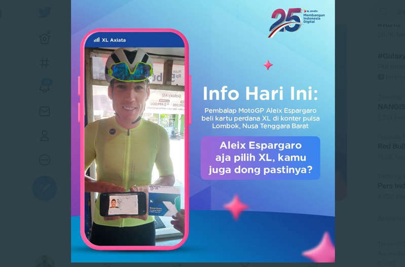 Operator Selular Mandalika ini dipuji Pembalap Aleix Espargaro Operator Selular Mandalika ini dipuji Pembalap Aleix Espargaro