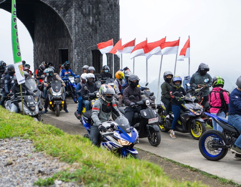 Komunitas Yamaha Jawa Tengah dan Yogyakarta Gelar Touring di HUT RI