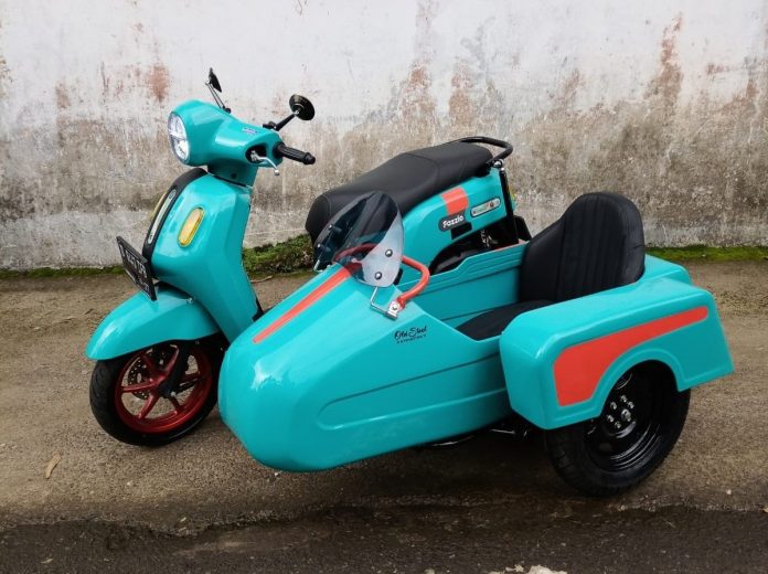 Sidecar Yamaha Fazzio, Custom yang Bikin Semakin Unik dan Menarik ...