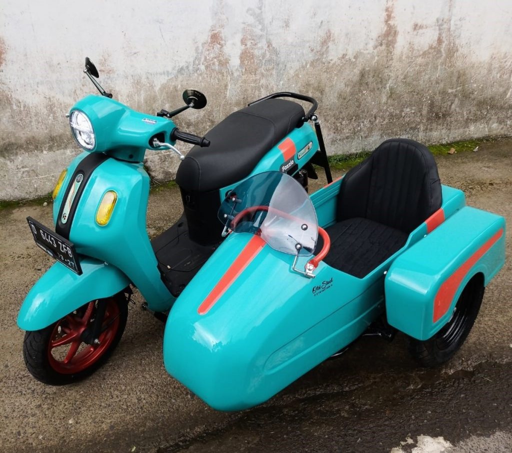 Sidecar Yamaha Fazzio, Custom yang Bikin Semakin Unik dan Menarik ...