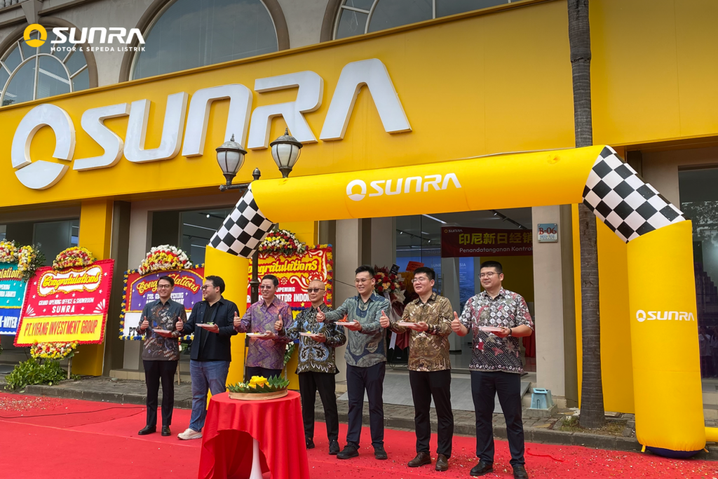 Sunra Resmikan Dealer dan Motor Listrik Baru, Ini Spesifikasinya